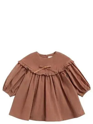 MORI Corduroy Dress - Mocha Mousse