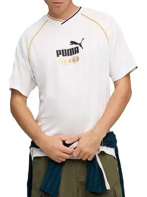 PUMA King Relaxed Performance Football Jersey - Puma White