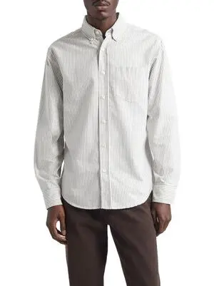 NOAH Oxford Cotton Button-down Shirt