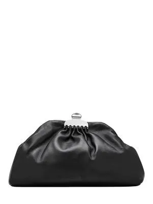 Marc Jacobs Glam Leather Clutch - Black