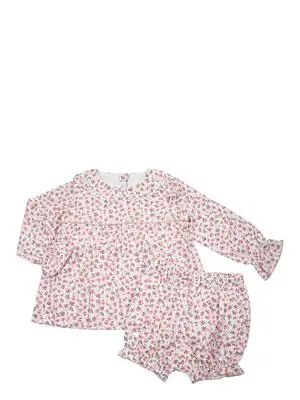 CUCLIE Colette Peter Pan Collar Set - Pink Multi