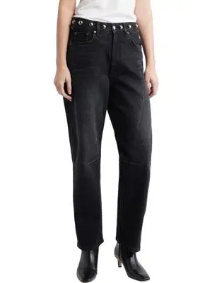 RAILS Samo Stud High-Waist Jeans