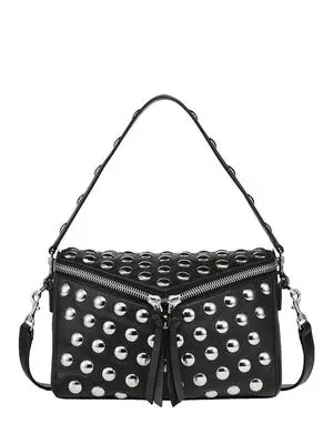 Mcm Diamant 3d Shoulder Bag - Black