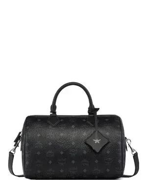 Mcm Ella Boston Bag - Black