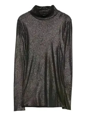LUISA CERANO Roll-neck Top - Black