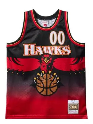 Mitchell & Ness X Playboi Carti X Nba Atlanta Hawks 1996 Jersey - Red