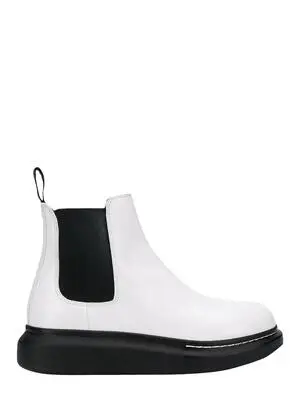 Alexander McQueen Hybrid Ankle Boot - White