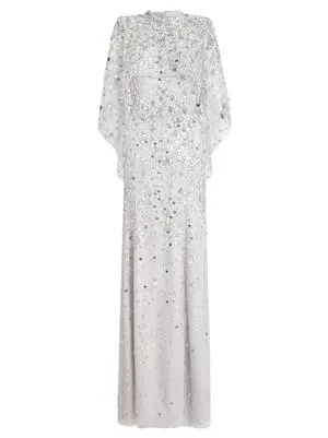 Jenny Packham Gracie Embellished Gown - Ammonite