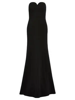 Jenny Packham Lust Strapless Maxi Dress - Liquorice