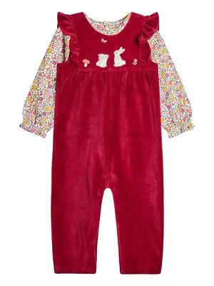 JOJO MAMAN BEBE Cotton Blend Set - Berry