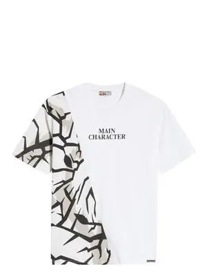 VERYRARE Main Character Cotton Graphic T-shirt - White