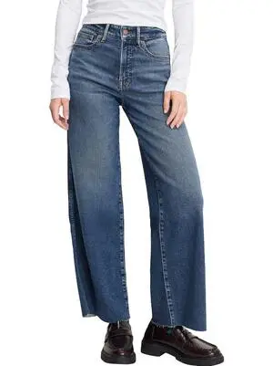 Good American Good Skate Ankle Wide Leg Jeans - Indigo1139
