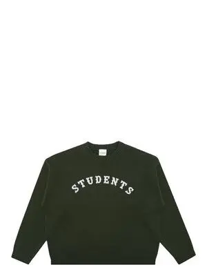 STUDENTS Oakridge Graphic Crewneck Sweater - Pine