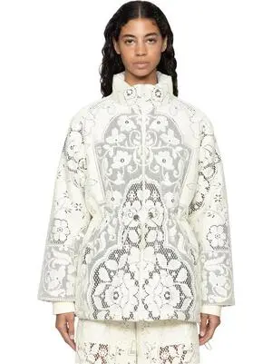 Sea Arianna Lace Puffer Jacket - Stripe