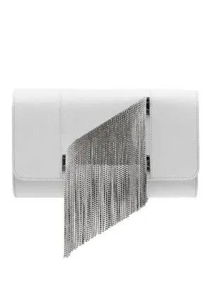 Perrin Leiffel Cascade Glove Clutch - White