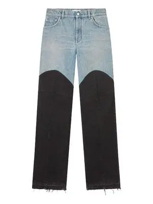 Stella McCartney Patchwork Panel Denim Jeans - Blue