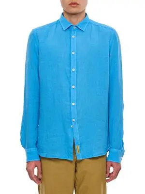 B.D.BAGGIES Linen Shirt - Sky Blue