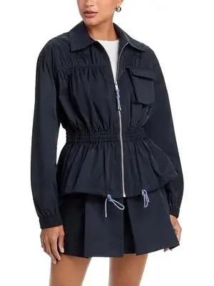 3.1 Phillip Lim Ripstop Elasticized Jacket - Midnight