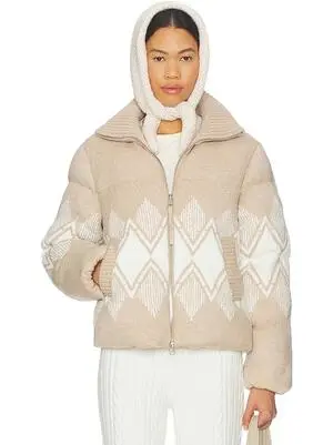 Varley Belinda Knit Puffer - Light Taupe