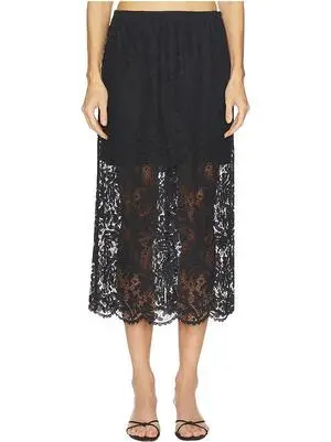 A.L.C. A.L.C. Lydia Lace Overlay Skirt