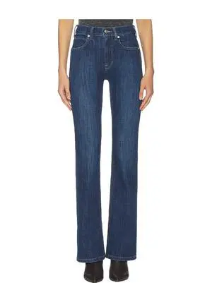 Free People X We The Free Double Knot High Rise Straight Jeans - Aegean