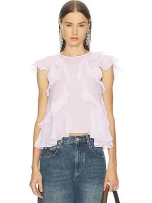 Isabel Marant Nalou Top - Light Pink