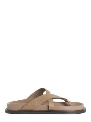 A.emery Leather Claude Sandals - Brown