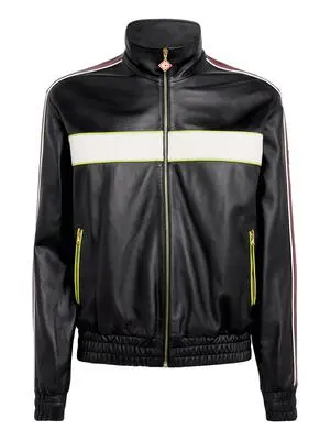 Casablanca Track Nappa Lambskin Jacket - Black