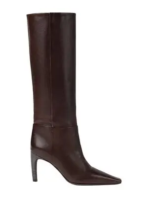 Brunello Cucinelli Leather Knee-high Boots - Brown