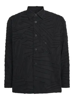 ISSEY MIYAKE Geometry Jacquard Shirt