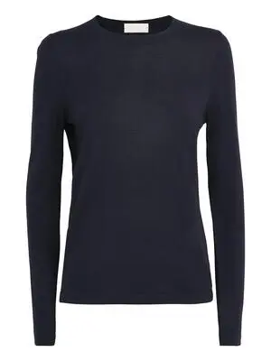 Falke Merino Wool Sweater - Navy