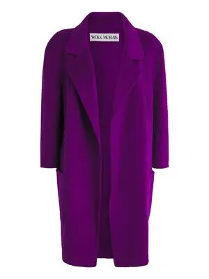 WOLK MORAIS Cashmere Passy Coat - Purple