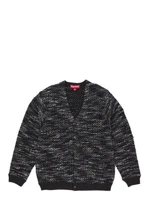 Supreme Textured Cardigan - Black
