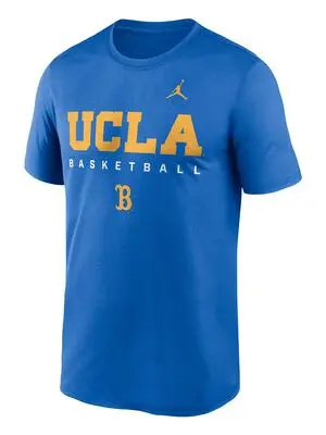 JORDAN Ucla Courtside Basketball Legend Brand Dri-fit College T-shirt - Blue