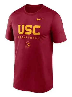 Nike Usc Courtside Basketball Legend Dri-fit College T-shirt - Red