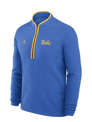 JORDAN Ucla Victory Brand Dri-fit College 1/2-zip Long-sleeve Top - Blue
