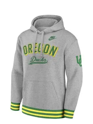Nike Oregon Legacy Retro College Pullover Hoodie - Grey