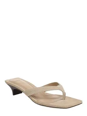 Vince Sanjuan Leather Flip Flop Dune-dm