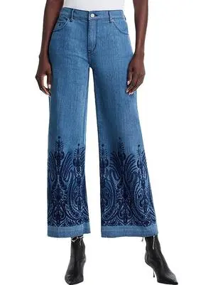 Kobi Halperin Shira High-rise Wide-leg Jeans - Indigo