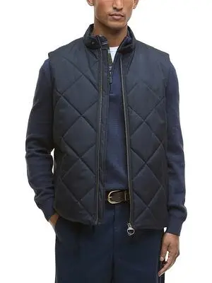 Barbour City Harrington Quilted Gilet Vest - Navy
