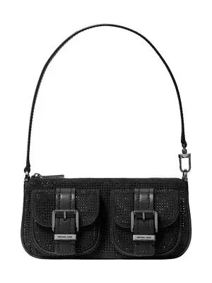Michael Kors Zoe Small Convertible Pouchette - Black