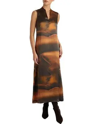 Santorelli Nicole Sleeveless Midi Shift Dress - Black Hazelwood