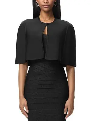 Herve Leger The Juliette Cape Black