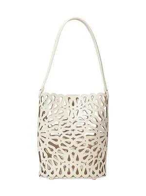 Simkhai Mccall Laser-cut Nappa Leather Tote - Cream
