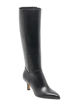 Dolce Vita Aldy Leather Boots Black Leather
