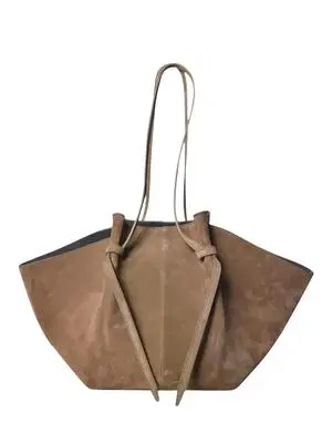 Yuzefi Knot-detail Tote Bag - Brown