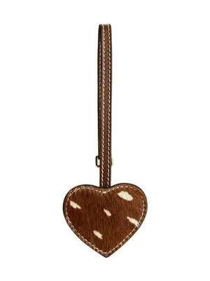 ATP ATELIER Venosta Printed Leather Key Chain - Cannella