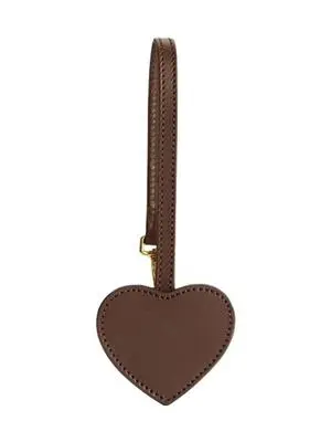 ATP ATELIER Venosta Leather Key Chain - Chocolate