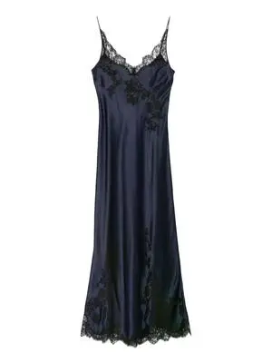 Carine Gilson V-neck Nightdress - Blue