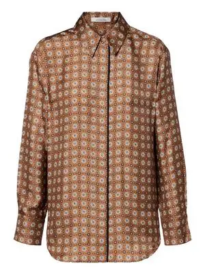 DOROTHEE SCHUMACHER Graphic Dreams Printed Silk-twill Shirt